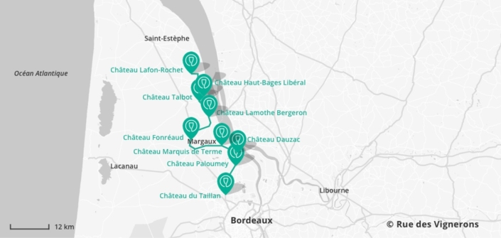Route des vins du Médoc - Guide, circuit et itinéraire